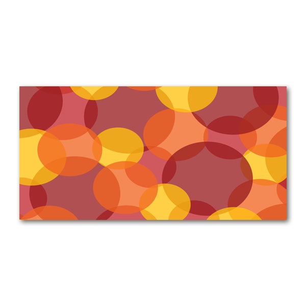 Ebern Designs Farbige Kreise - Kunstdrucke auf Leinwand - Wrapped Canvas | Wayfair.de